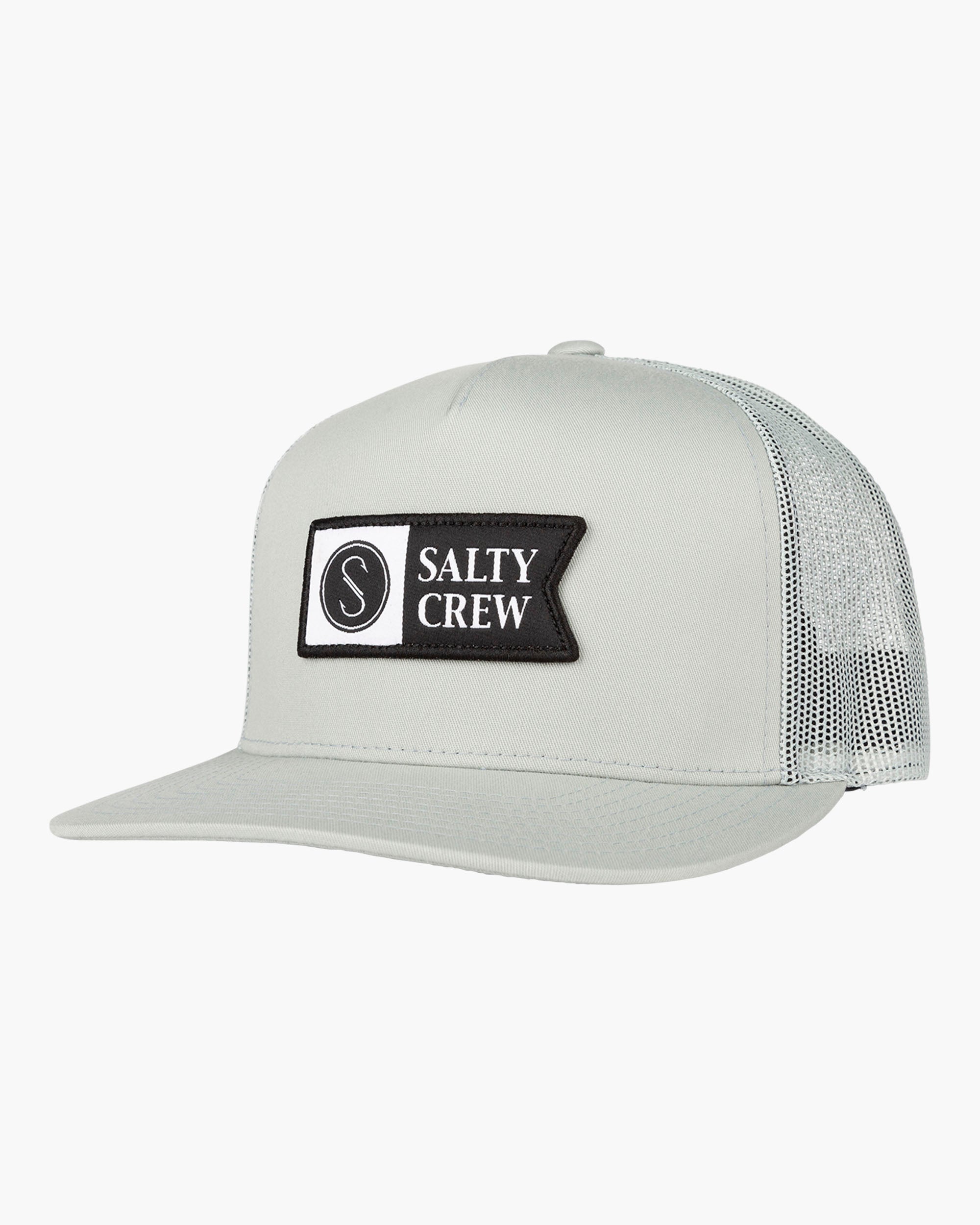Alpha Twill Trucker - Light Grey | Salty Crew AU – Salty Crew Australia