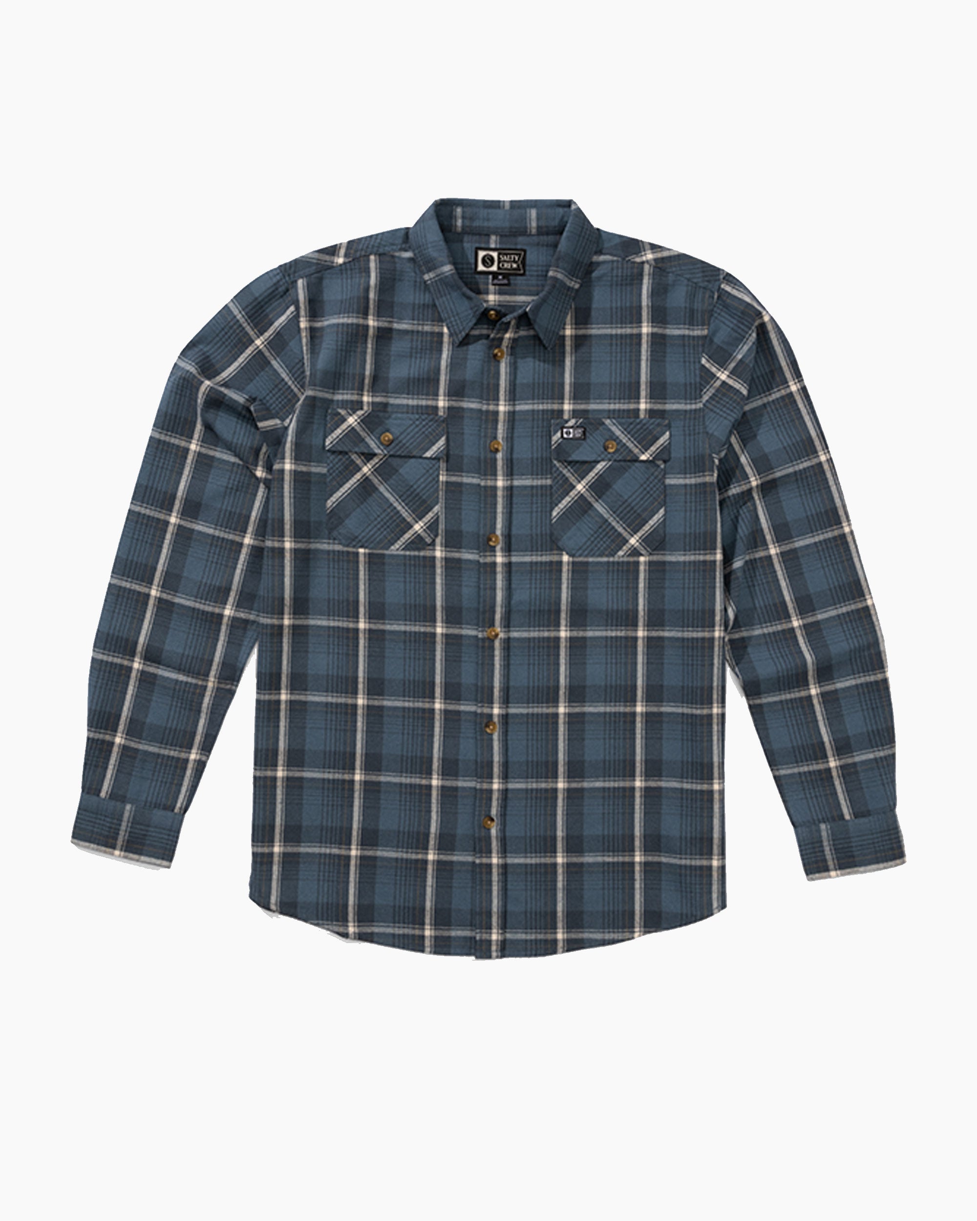 Daybreak Flannel Shirt - Channel Blue | Salty Crew Australia