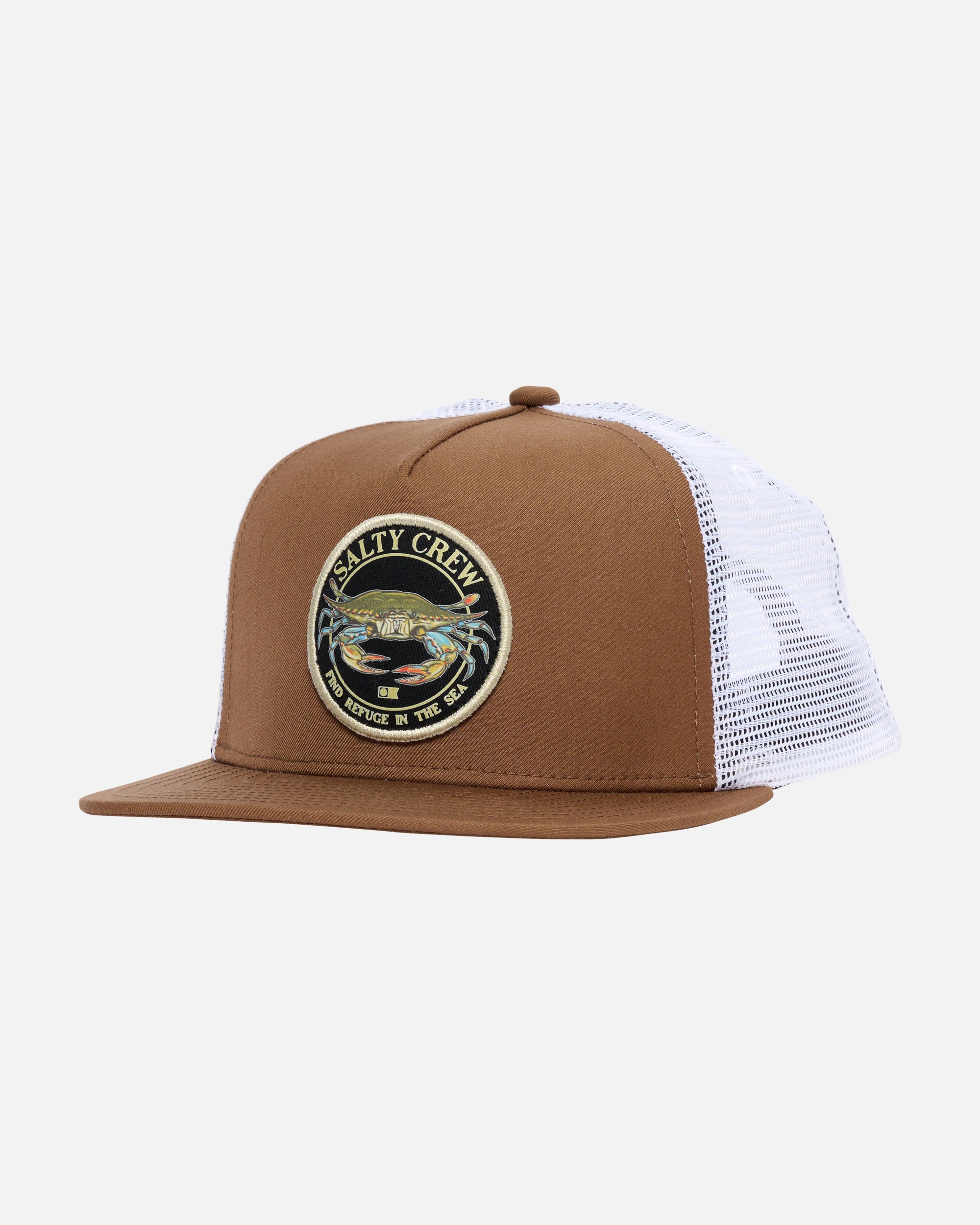 Jimmy 5 Panel Trucker Cap - Friar Brown | Salty Crew Australia
