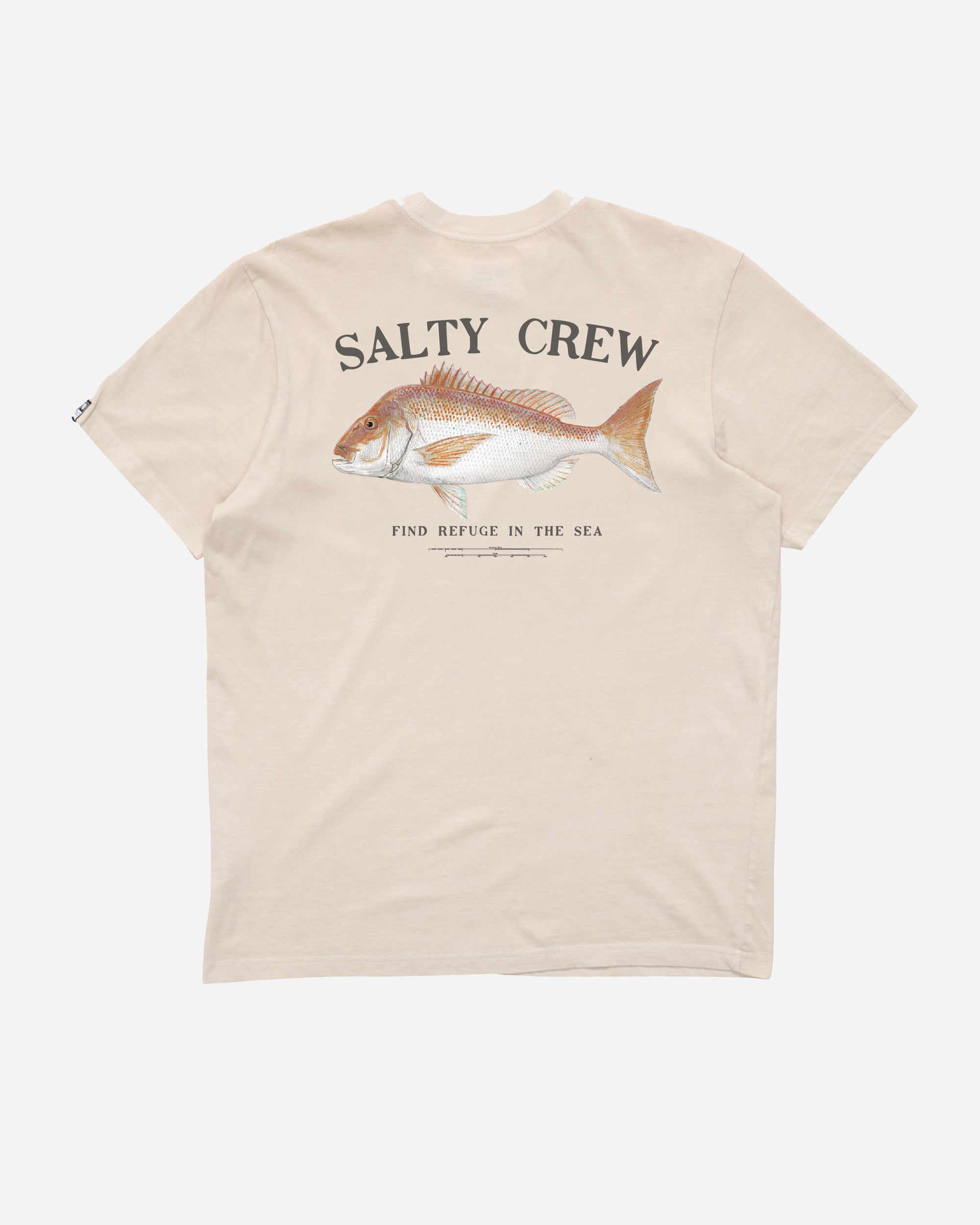 Snapper Classic SS Tee - Pigment Sand | Salty Crew Australia