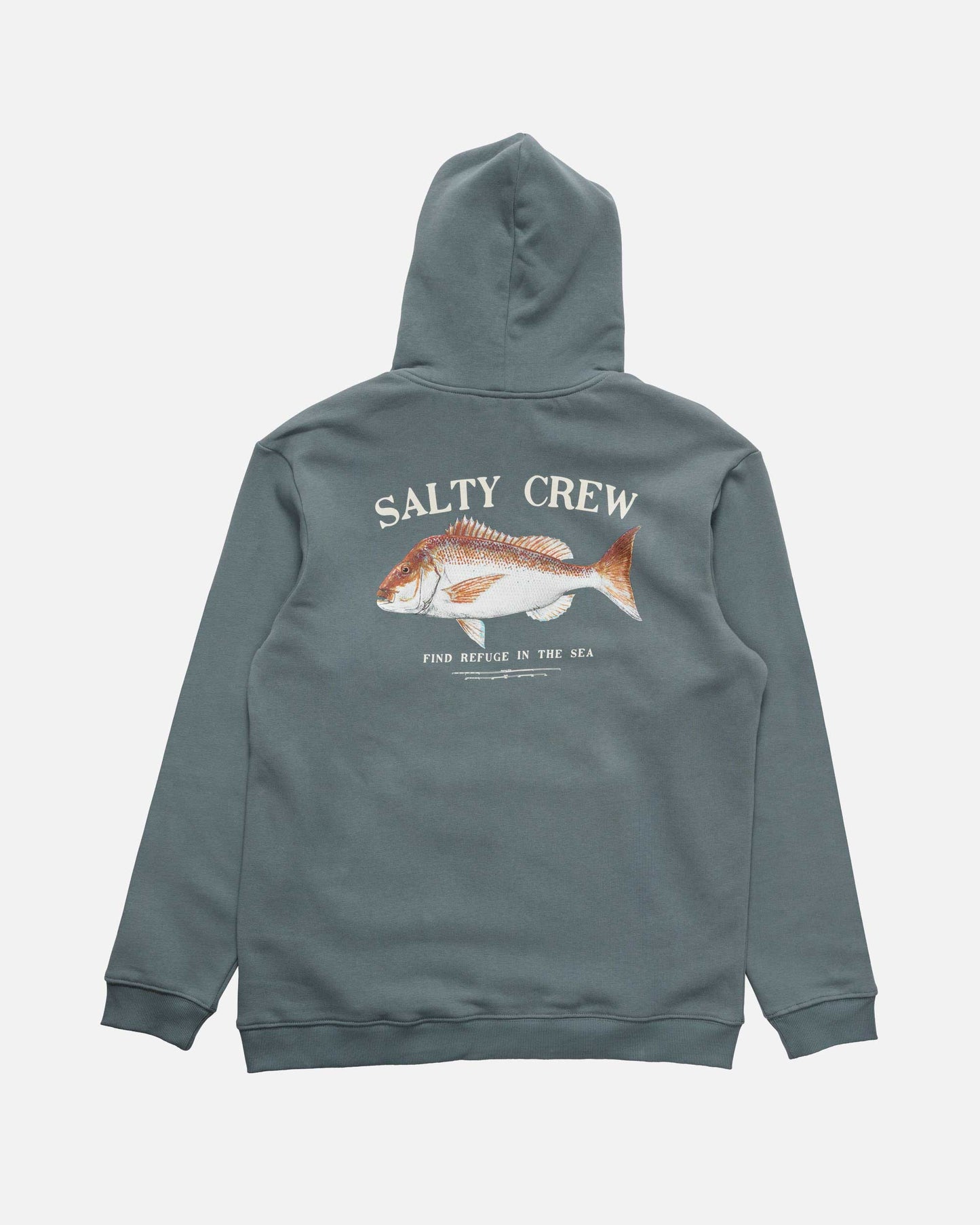 Snapper Fleece Hood - Storm | Salty Crew Australia