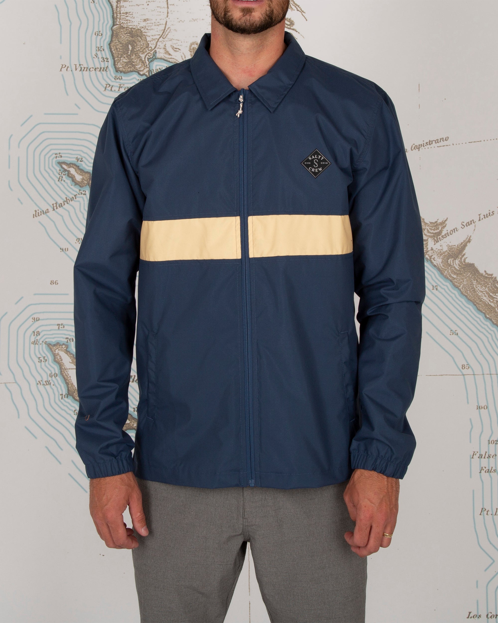 BEACONS JACKET - Blue | Salty Crew Australia