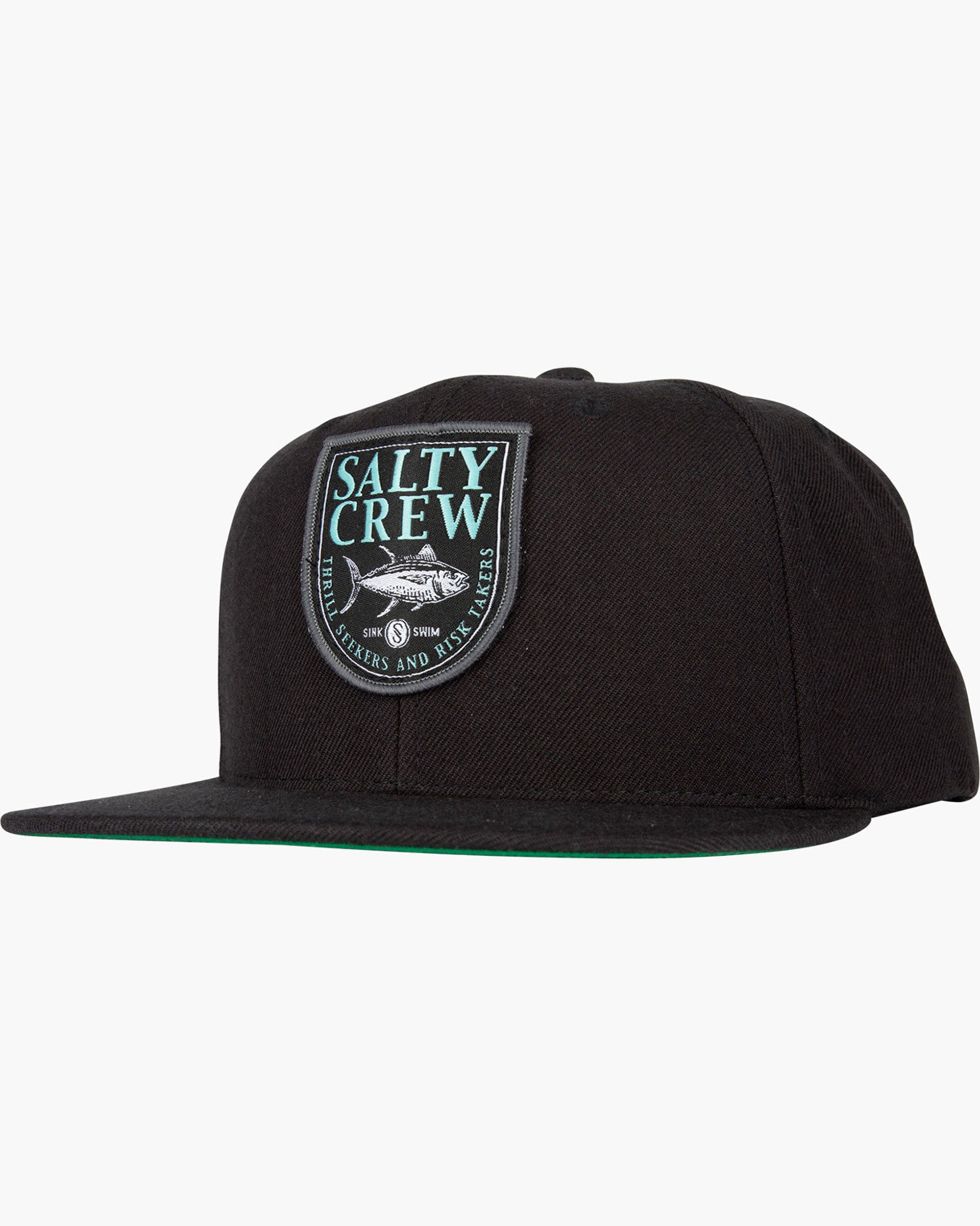 CURRENT 6 PANEL - BLACK | Salty Crew Australia