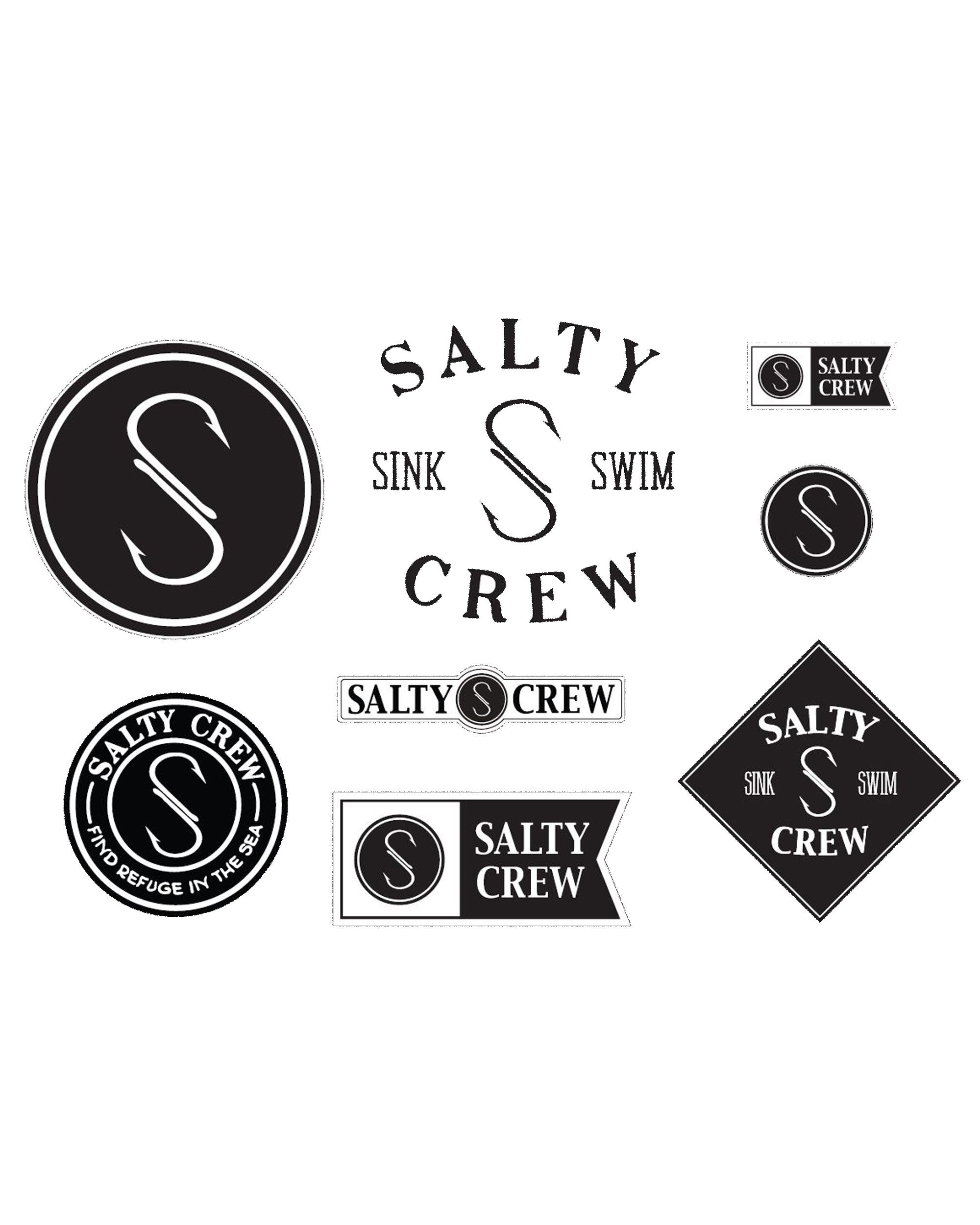 Salty Crew Logo Sticker Pack - Assorted | Salty Crew Australia